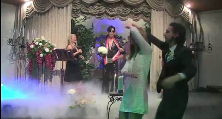 Shia LaBeouf And Mia Goth Got Married In An Elvis-Themed Las Vegas ...