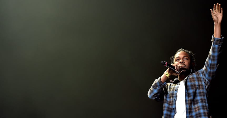 Kendrick Lamar performs at the College Football Playoff National ...