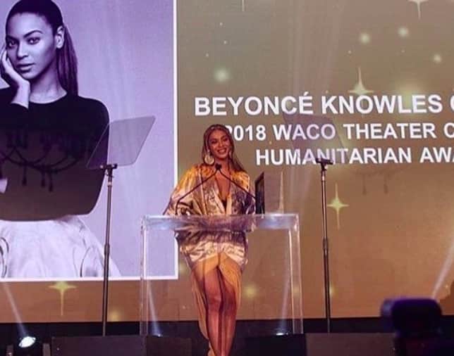 Watch Beyoncé accept an award for her humanitarianism | The FADER