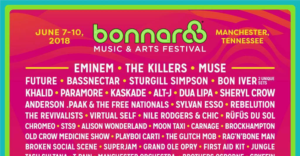 Bonnaroo reveals 2018 line-up | The FADER