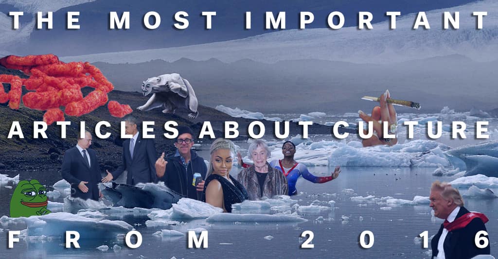 55 Of The Most Important Articles About Culture From 2016 | The FADER