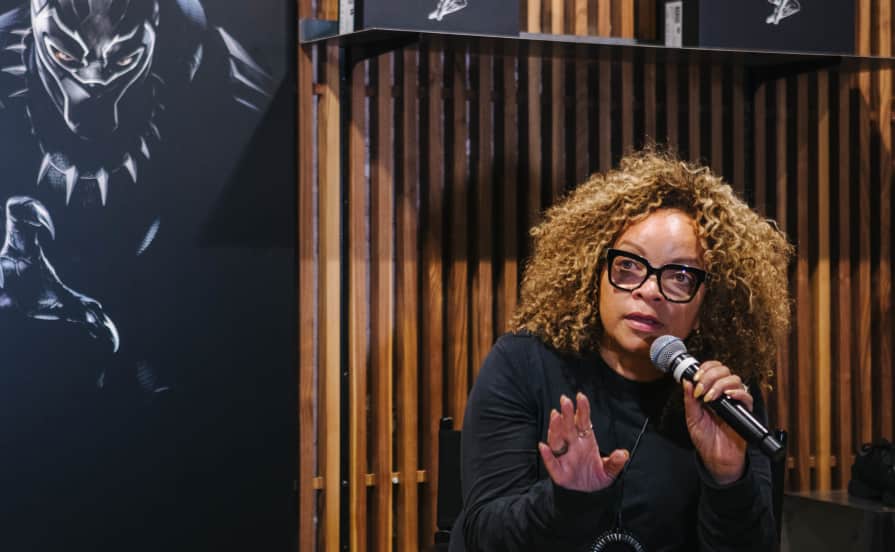 Clarks brought out Black Panther’s costume designer to celebrate their ... Clarks brought out Black Panther’s costume designer to celebrate their ...