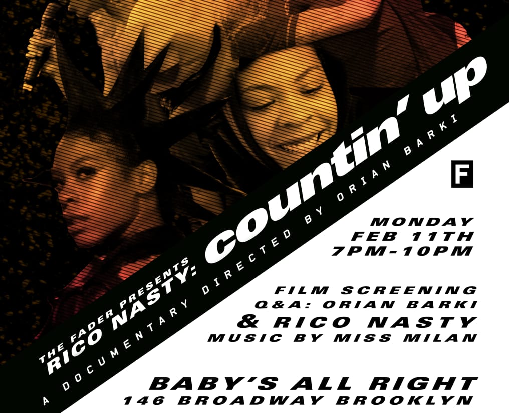 RSVP to a screening of The FADER’s new Rico Nasty documentary COUNTIN ...